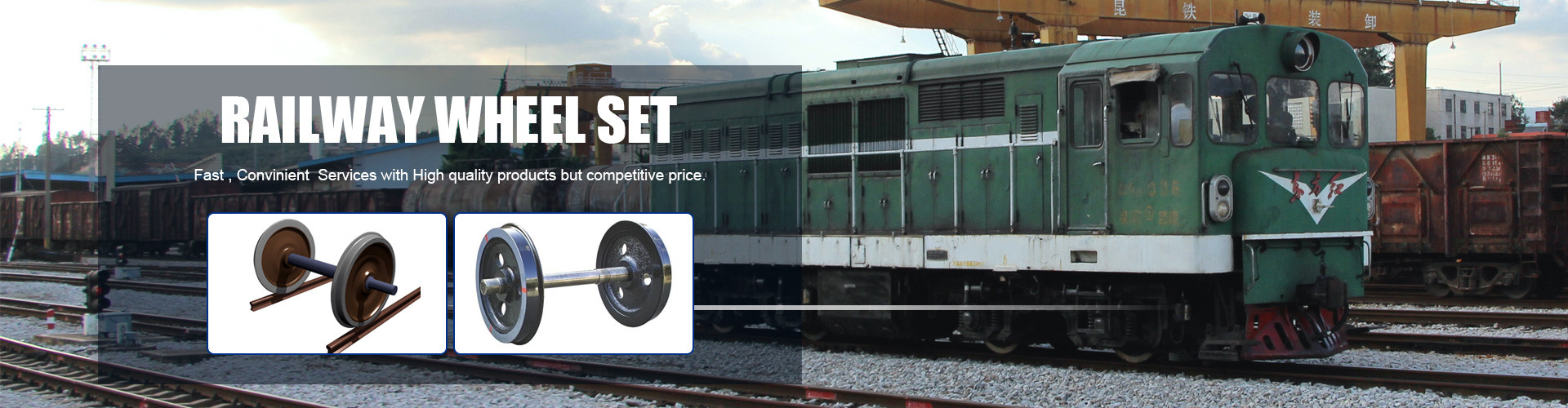 Quality Steel Rail Wheels & Railway Wheel Set factory from China