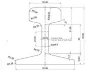 22KG Rail Profile and Drawing