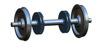 What is the production range of Railway wheelsets?