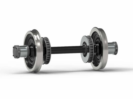 45 Steel Single Flanged Rail Wheels , Railroad Steel Wheels For 900mm ...