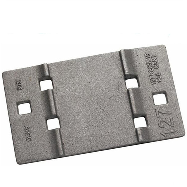 Ribbed Steel Rail Sole plate and Base Plate