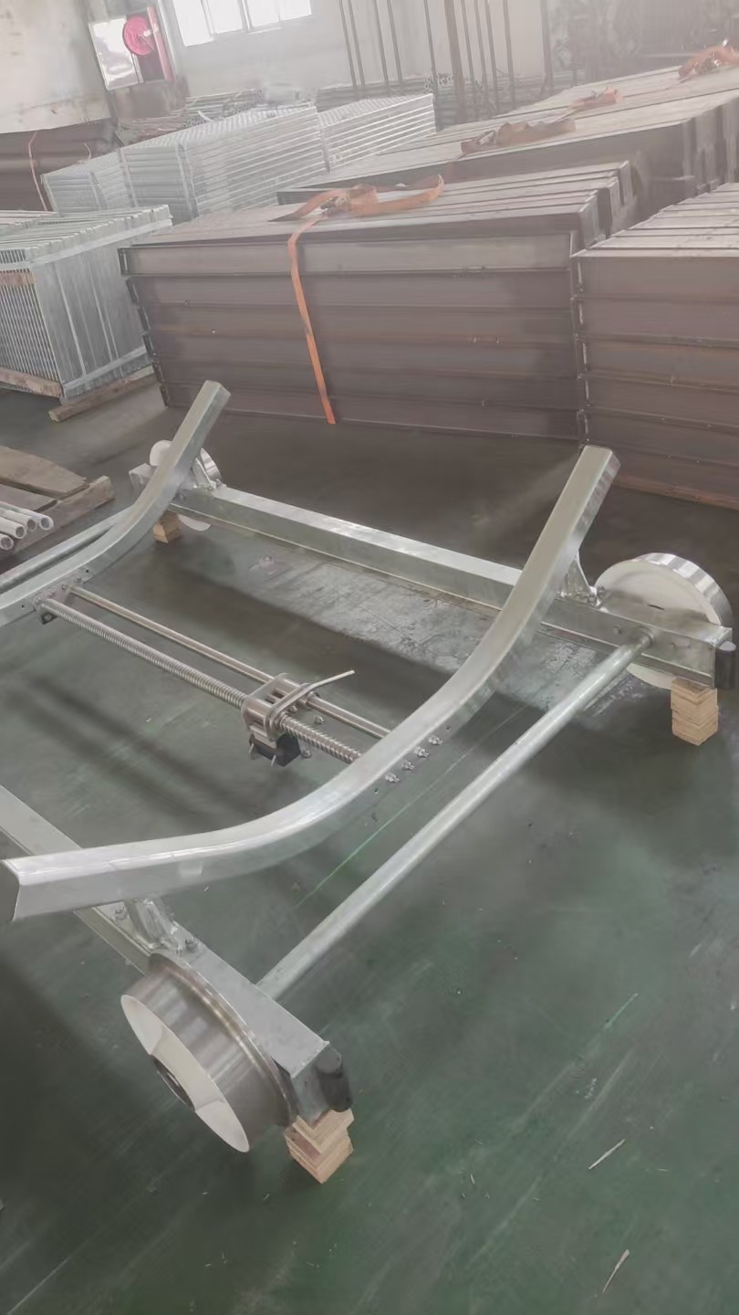 Railway Auxiliary car dolly with 9 Rail Capacity for standard 56-1/2 ...