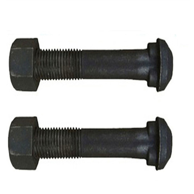 Kingrail Railway Track Fasteners , Fish Bolts In Railway Grade 4.8 8.8 10.9
