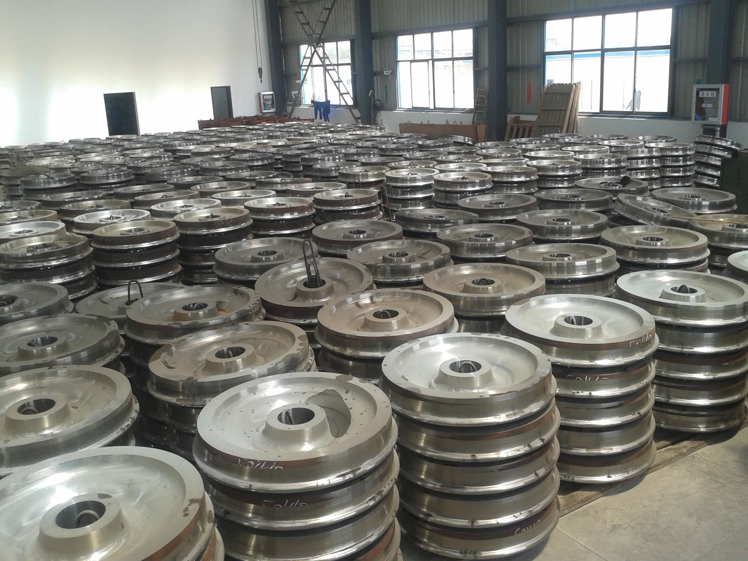 Forged Casting Train Rail Wheels 34 Inches For Rail Freight Car Trains