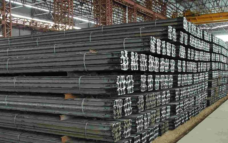 QU120 QU100 Steel Crane Rail , Steel Railroad Rail B T 5055-2014 Standard ODM