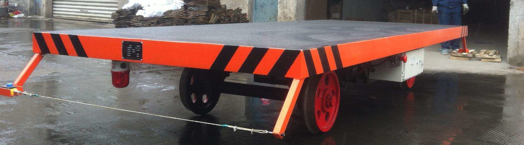 Battery Powered Railroad Track Cars With DC Traction Motor 25m Per Min ODM
