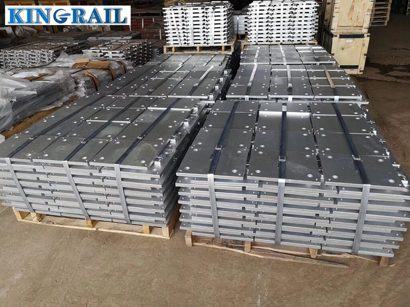 Double Shoulder Base Plates Sole Plate In A Crane Rail Or Track Support ...