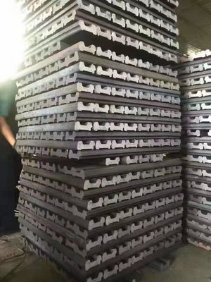 JIS 50KG JIS 50N Steel Track Rail U71Mn Material 10-25m