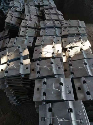 Casting Rail Tie Plate Rail Shoulder Railway Track Plate Applicable Of ...