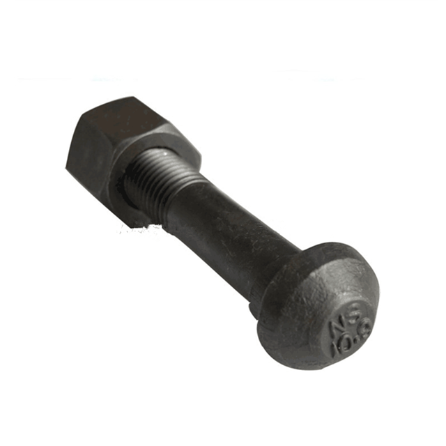 Kingrail Railway Track Fasteners , Fish Bolts In Railway Grade 4.8 8.8 10.9