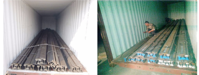 Crane Steel Track Rail P24 P30 P38 Steel 38kg/M 45Mn Material