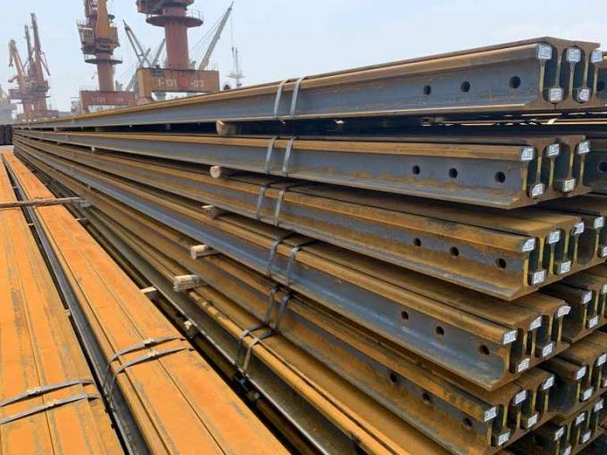 Mining Railroad Steel Track Rail , Din Crane Rail P24 GB Standard 93 ...