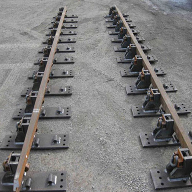 Rail Track Accessories Forging Railroad Track Tie Plates Q235 Material ...