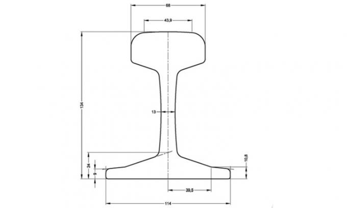Chinese Standard GB Heavy Steel Rail 38kg