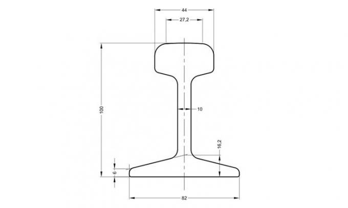 DIN5901 S20 Light Steel Rail For Sale