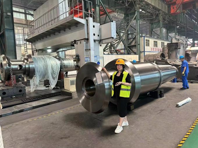 Custom Big Forged Pipe Flange Shaft